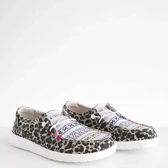 Hey Dude | Shoes | Hey Dude Wendy Aztec Jungle Beige Shoe 9 | Poshmark